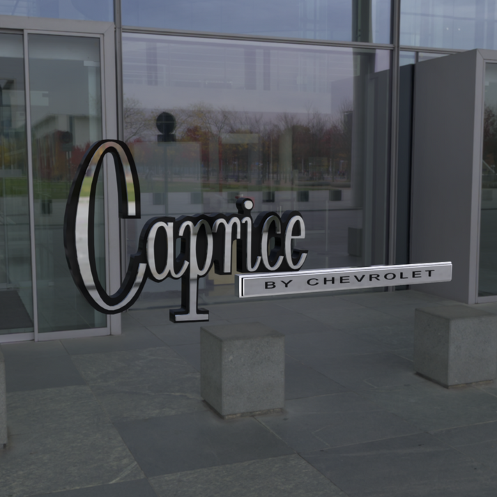 Caprice By Chevrolet Emblem – Stunt Rim Shop