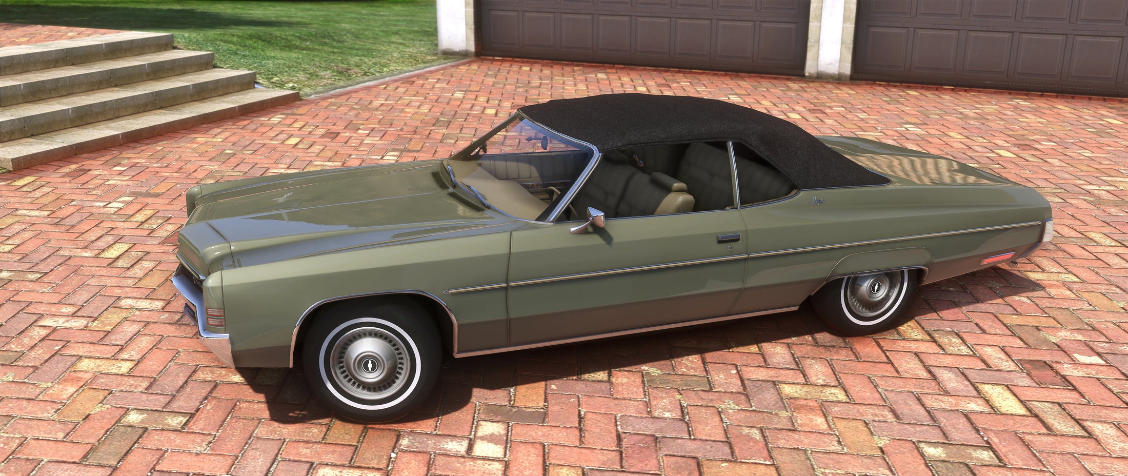 1972 Chevrolet Impala Convertible – Stunt Rim Shop